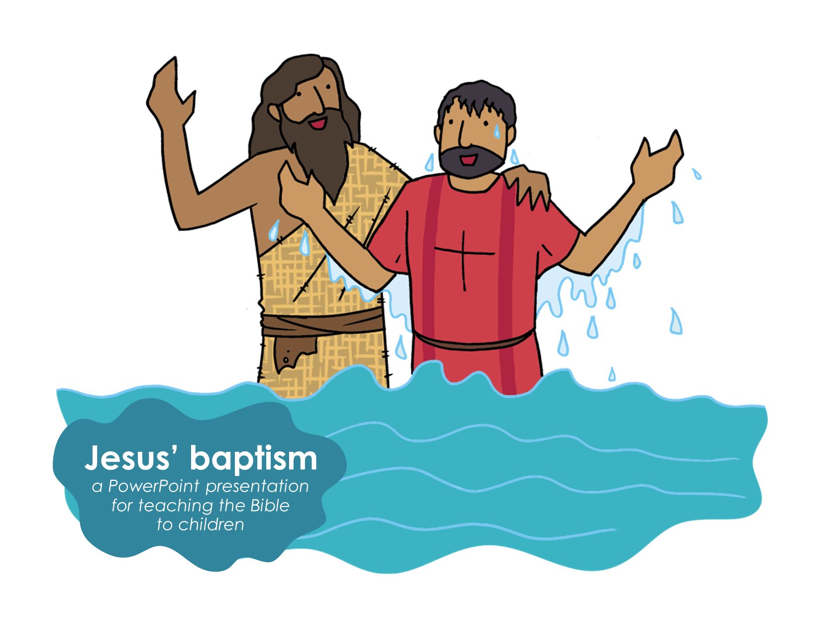 Jesus' baptism - Lamp Bible Pictures