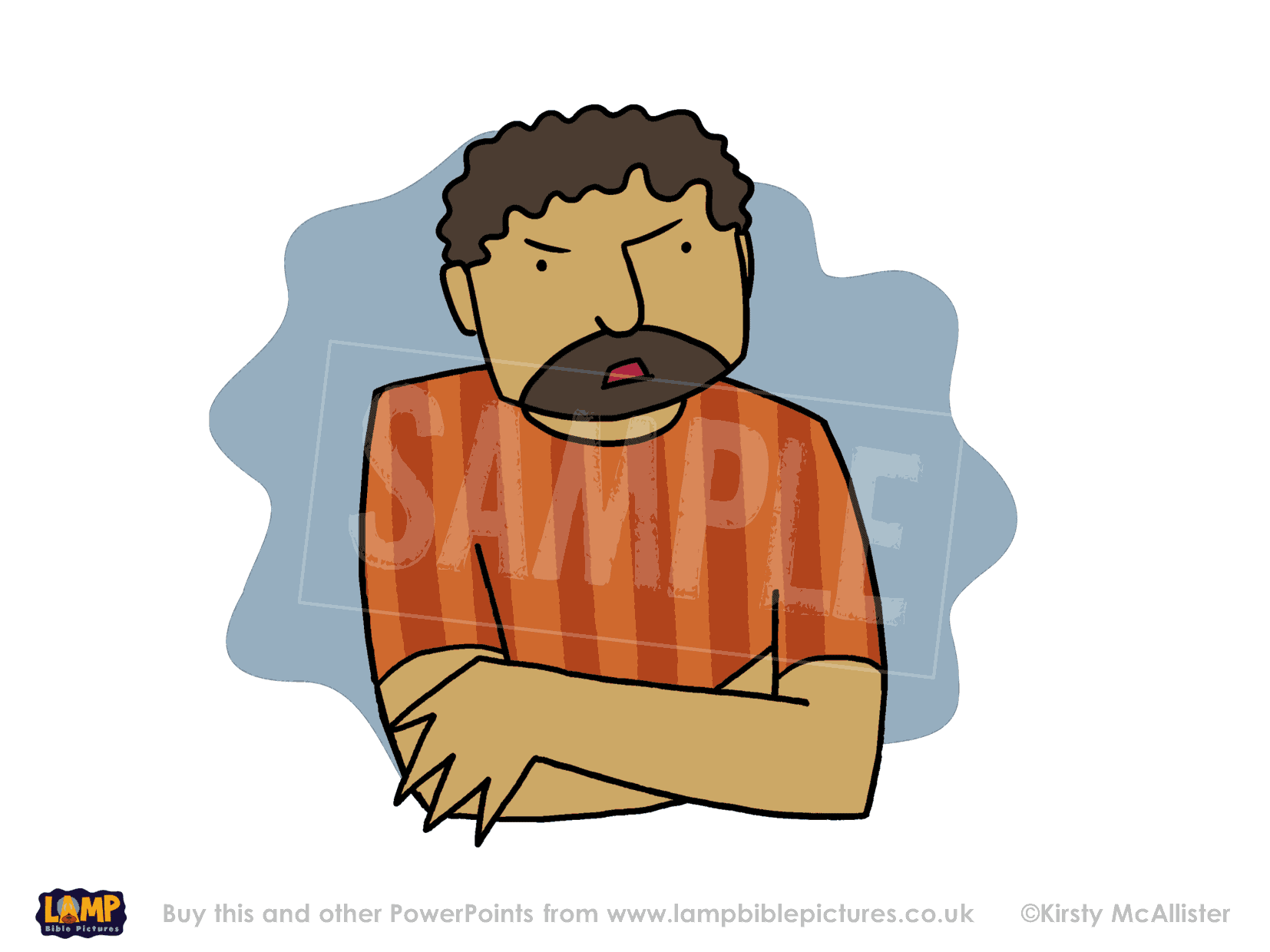 Jonah is angry - Lamp Bible Pictures