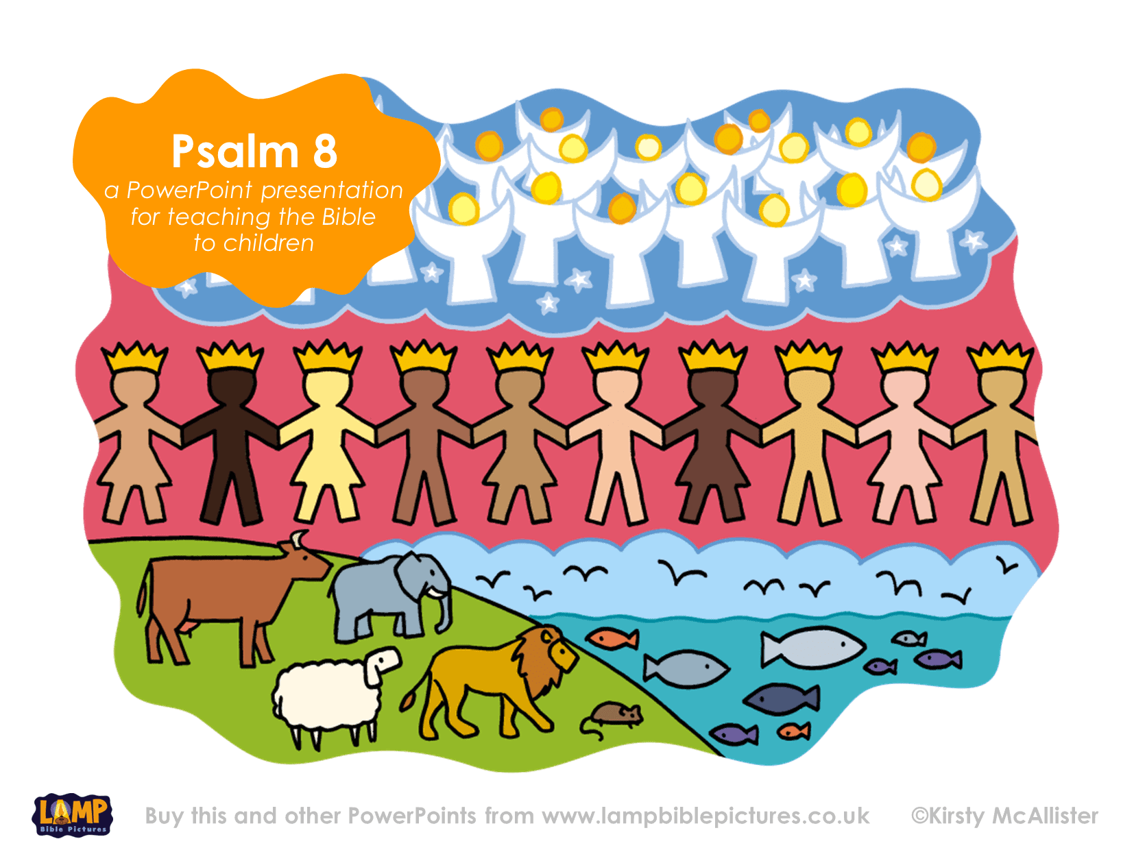 Psalm 8 - How majestic is your name - Lamp Bible Pictures